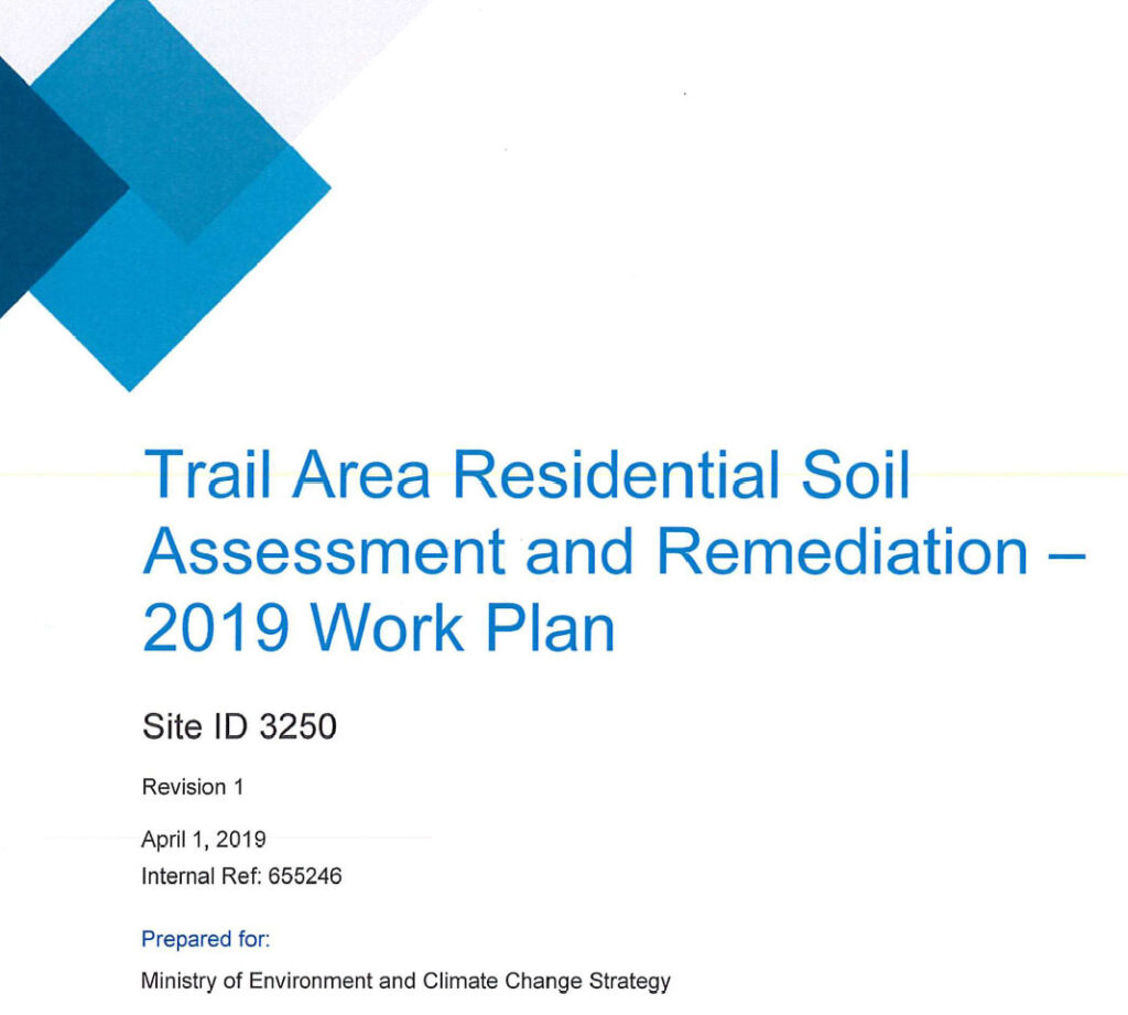 #Trail Area Residential Soil Assessment and Remediation – 2019 Work ...